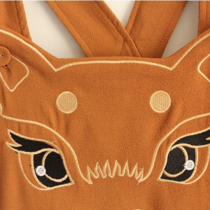 The Chic Embroidered Vest Dress Cute Deer on Luulla