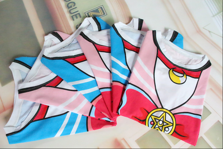 Harajuku Cosplay Sailor Moon T-shirt on Luulla